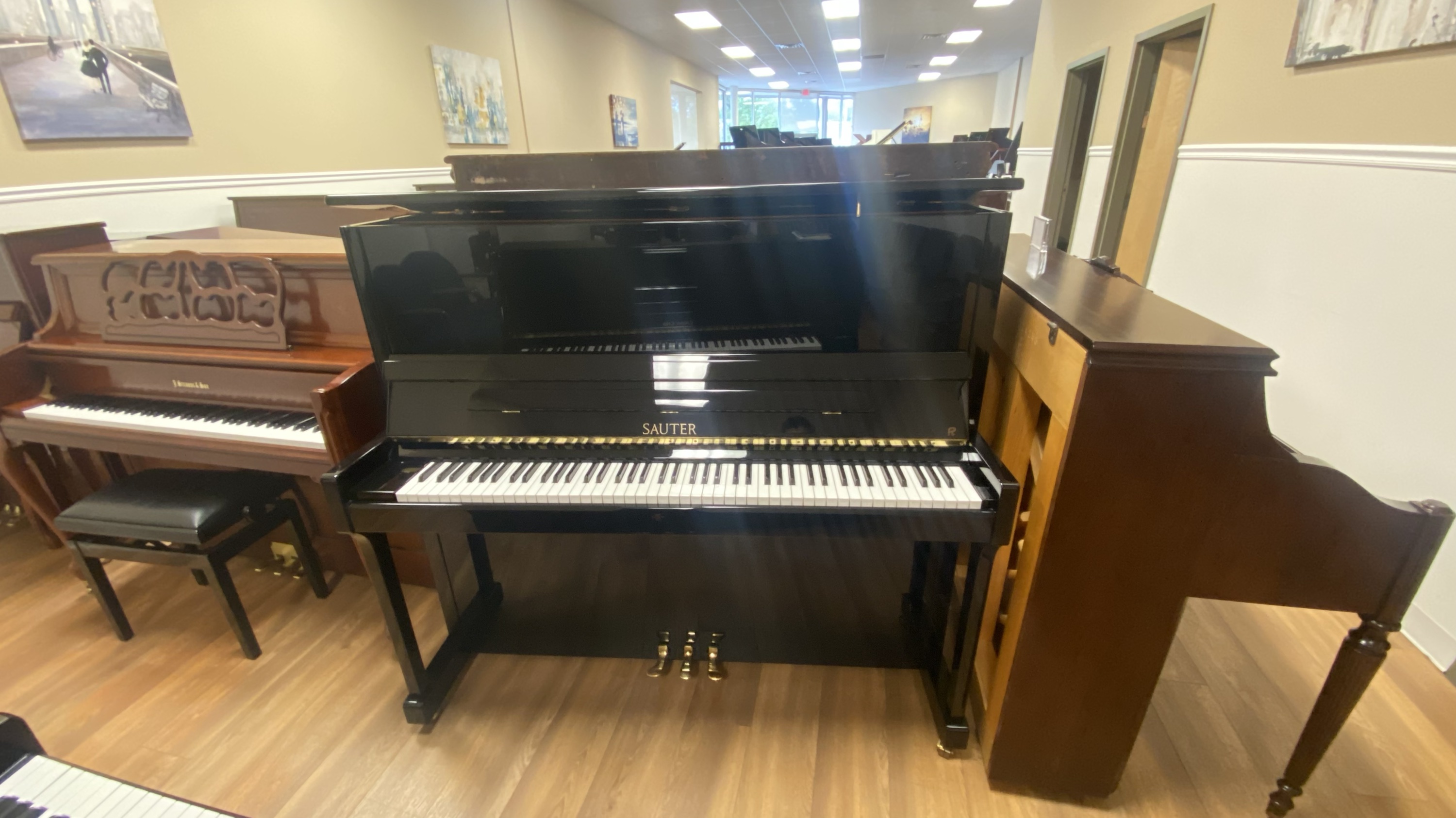 SAUTER 130 German Made 52” Upright Piano (made in 2009) | Worldwide Piano